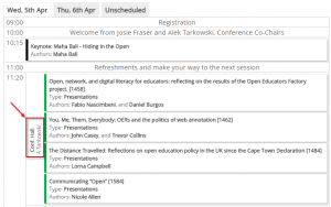Guidance for presenters and session chairs : #OER18